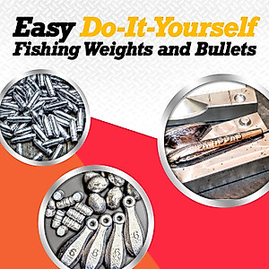 Do-It Hot Pot 2 | Melts Lead Ingots Quickly | Electric Melting Pot for Lead | 4 Pound Capacity | Lead Melting Pot for Fishing Weight Molds & Bullet Casting Molds | Made in The USA