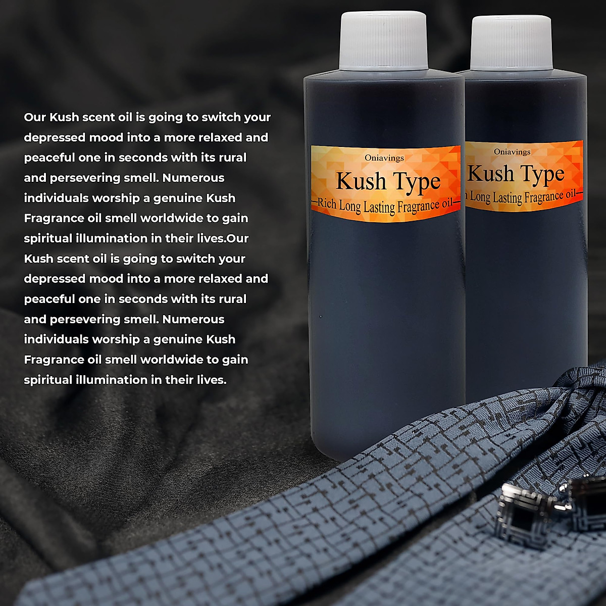 Onisavings KUSH TYPE BODY OIL ESSENTIAL, FRAGRANCE, EXCELLENT QUALITY,AND STRONG AROMA KUSH Body Oil Scented Fragrance (10oz)