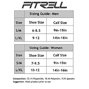 FITRELL 3 Pairs Compression Socks for Women and Men 20-30mmHg- Support Socks for Travel, Running, Nurse, Knee High Socks, Medical BLACK+WHITE+GREY S/M