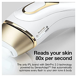 Braun IPL Hair Removal for Women and Men, New Silk Expert Pro 5 PL5157, for Body & Face, Long-lasting Hair Removal System, Alternative to Salon Laser Hair Removal, with Venus Razor, Pouch