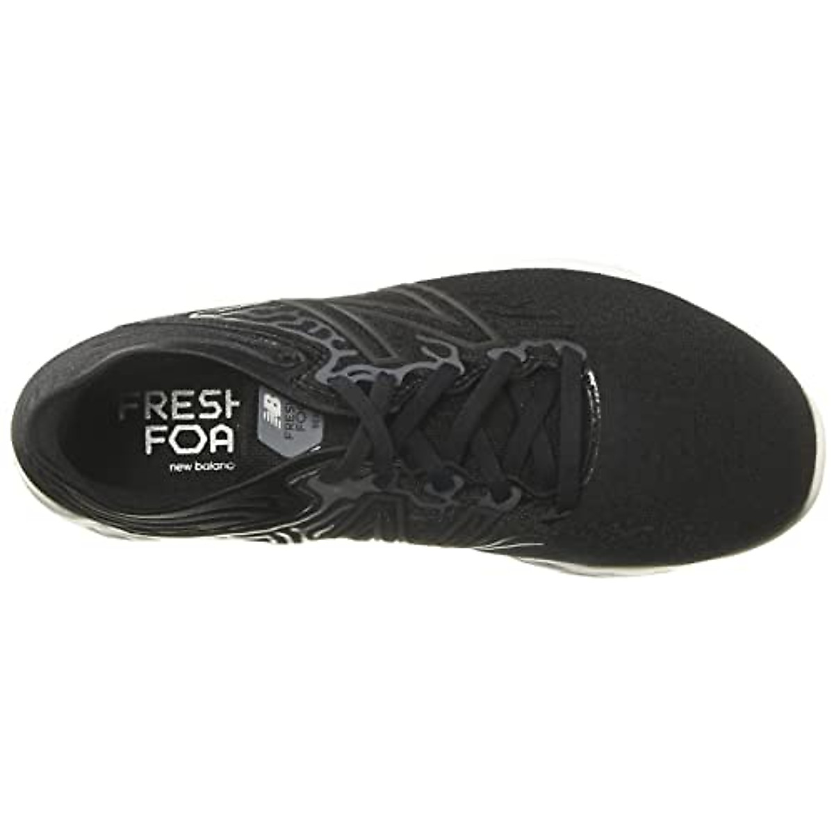 New Balance Women's Fresh Foam Beacon V3 Running Shoe, Black/White, 6.5