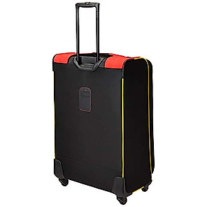 American Tourister Disney Softside Luggage with Spinner Wheels, Mickey Mouse Pants, Checked-Large 28-Inch