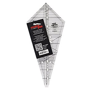 Creative Grids Starburst 30 Degree Triangle Quilt 9-1/2in Ruler - CGRISE30
