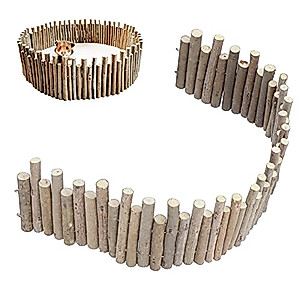 MUNEFE Hamster Wooden Fence, Rat Ladder Bride Toy, Hamster Chew Bride Toy for all Animals Pet Chinchilla(60CM)