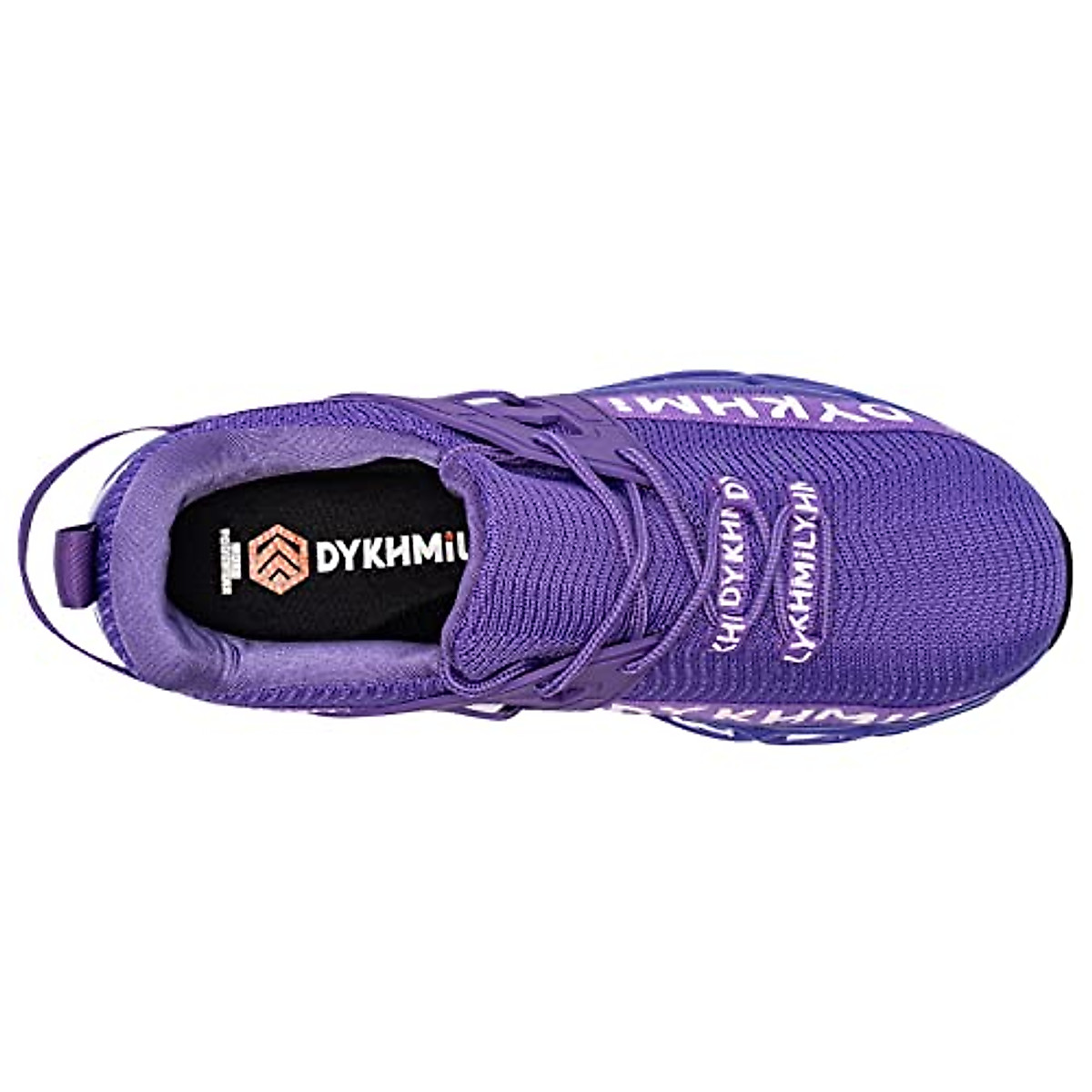 DYKHMILY Steel Toe Shoes for Women Lightweight Cushion Safety Sneakers Slip Resistant Breathable Indestructible Work Shoes Safety Toe Tennis Shoe(8.5,Purple,D91823)