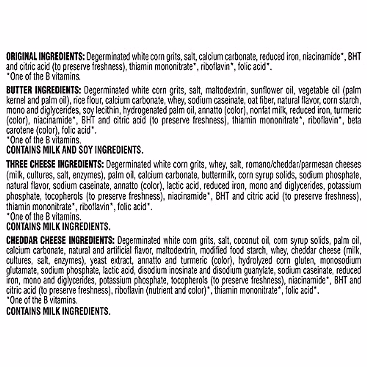 Quaker Instant Grits, 4 Flavor Variety Pack, 0.98oz Packets,44 Count (Pack of 1)