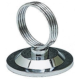 Update International New, Ring-Clip Place Cards, Place Card Holder, Menu Holder, Banquet Table Place Card Holders, Stainless Steel - 1 Dozen