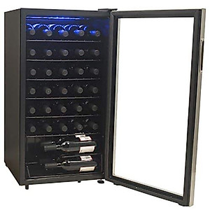 Danby DWC93BLSDB 36 Bottle Freestanding Wine Cooler