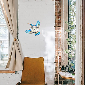 MUMTOP Indoor Outdoor Thermometer Hummingbird Waterproof Wall-Mounted Thermometer Exquisite Decoration Does not Require Any Battery