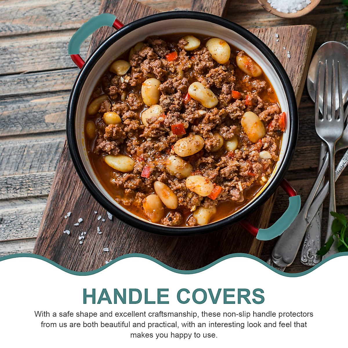 UPKOCH 24pcs Hot Handle Holder Silicone Assist Pan Handle Sleeve Pot Holders Heat-Resistant Cast Iron Skillets Handles Grip Covers for Skillets Frying Pans Casserole Gray Red and Green