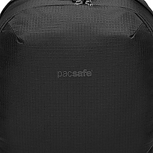 PacSafe Vibe 25 Anti Theft Travel Pack Jet Black Casual Daypack, Jet Black