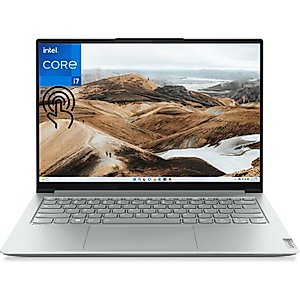 2023 Newest Lenovo Slim 7i Laptop, 14" 2.8K IPS Touchscreen, Intel Core i7-1260P (12 cores), 16GB DDR5 RAM, 1TB SSD, Intel Iris Xe Graphics, Wi-Fi 6E, Windows 11 Home