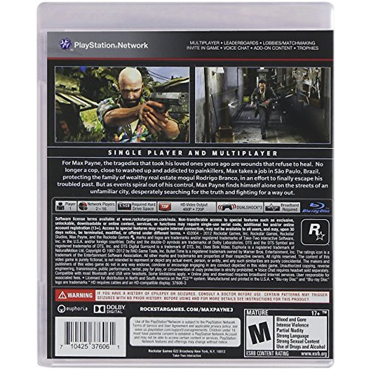 Max Payne 3 - Playstation 3