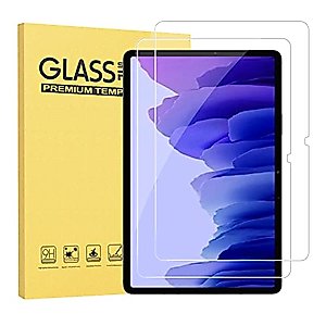 Gerutek [2-Pack Screen Protector for Samsung Galaxy Tab A7 10.4 2020 (SM-T500/T505/T507), 9H Hardness, Ultra Clear, Scratch Resist, Bubble Free Tempered Glass Protector for Samsung Tab A7 10.4"
