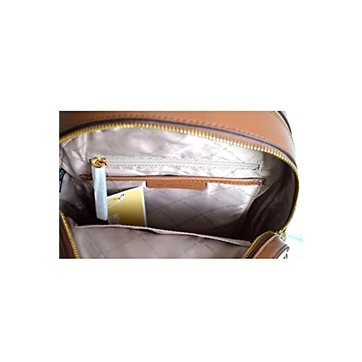 Michael Kors Abbey Jaycee Medium Backpack Vanilla Multi MK Signature