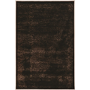Linon Vintage Collection Illusion Synthetic Rugs, 5' x 7'6", Brown