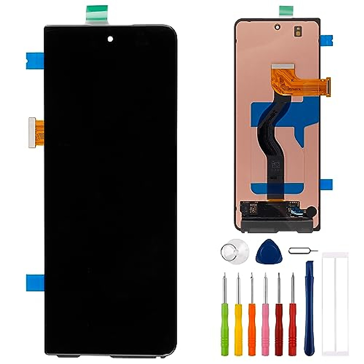 E-yiiviil LCD Digital Display Compatible with Samsung Galaxy Z Fold 4 SM-F936U SM-F936B Outer Small Front LCD Display Touch Screen Assembly Small +Tools