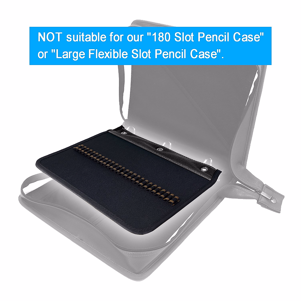 200 + 16 Slots Pencil Case & Extra Pencil Layer Holder - Bundle for Prismacolor Watercolor Pencils, Crayola Colored Pencils, Marco Pens and Cosmetic Brush by YOUSHARES (216 slots Green)