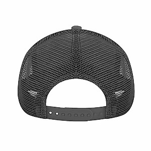 WOWorldgoods Unisex Baseball Cap Curved Brim Lightning Red Trendy Adjustable Mesh Back Trucker Dad Hip Hop Dance Hat for Youth