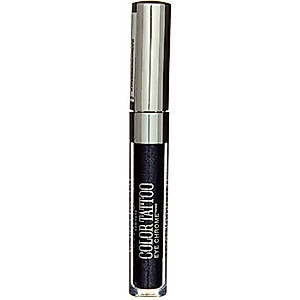 Maybelline New York Color Tattoo Eye Chrome Eyeshadow, Gunmetal, 0.11 fl. oz.
