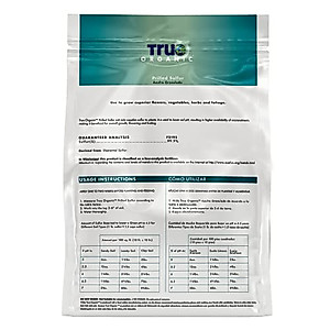 True Organic Plant Foods - Prilled Sulfur (Soil Acidifier) 4lbs - CDFA, OMRI, for Organic Gardening