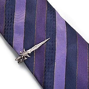 Yoursfs Creative Men Tie Clip Funny Tie Pin Silver Sword Unique Present Brand Brand Tie Adult