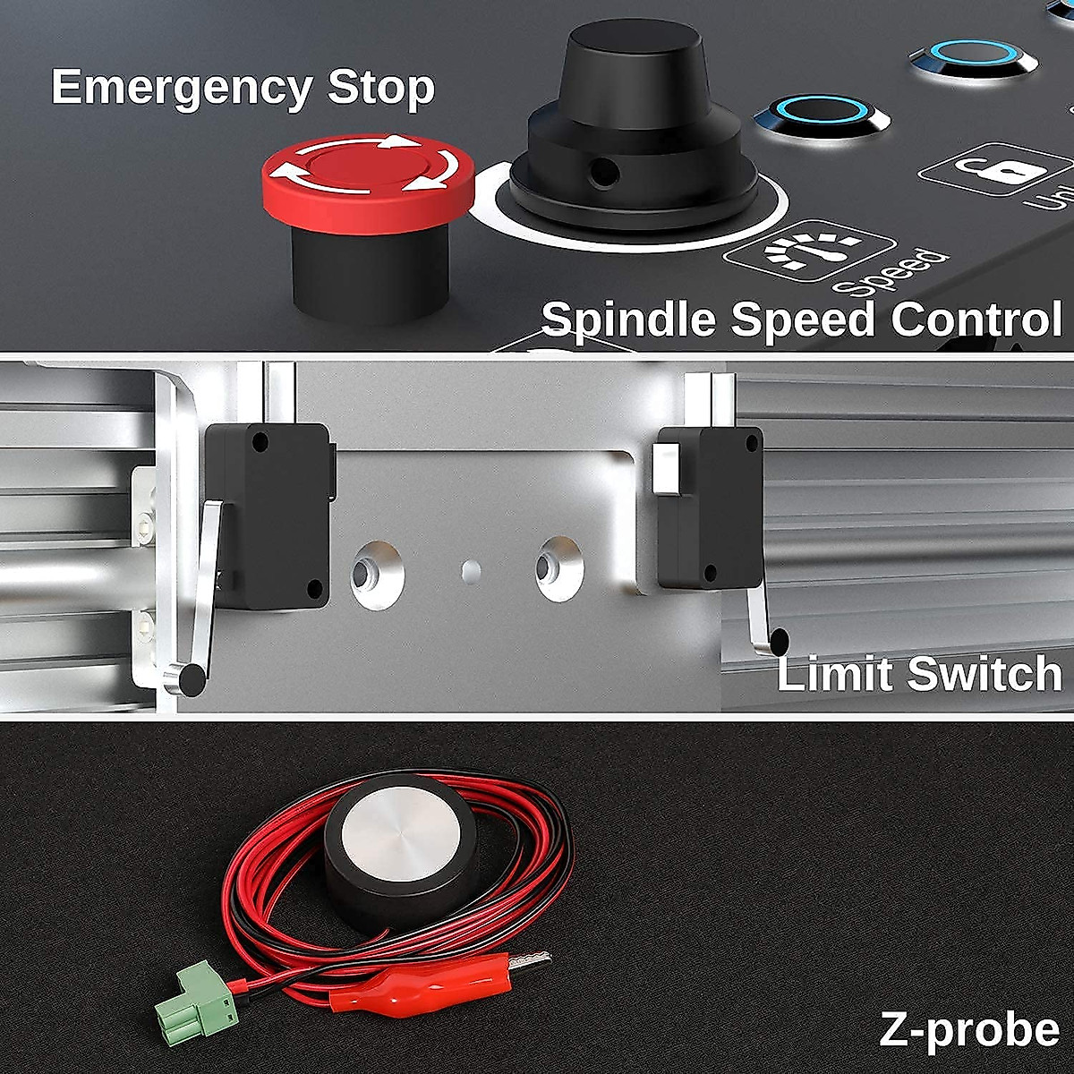 Genmitsu CNC Router Machine PROVerXL 4030 + Compatible Dust Shoe