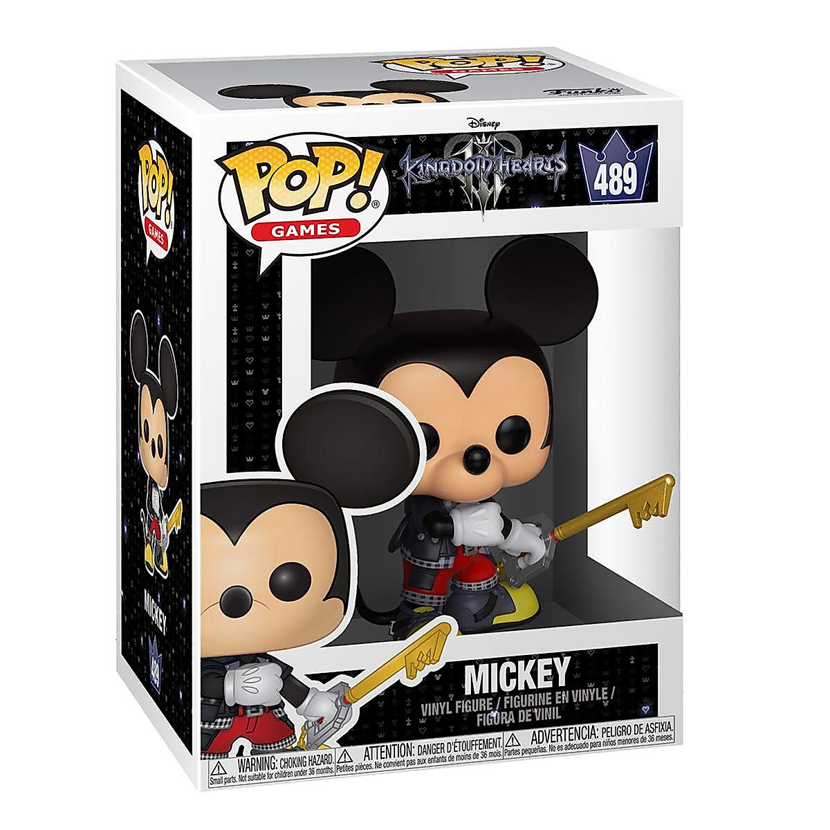 Funko Pop Disney: Kingdom Hearts 3 - Mickey Collectible Figure, Multicolor