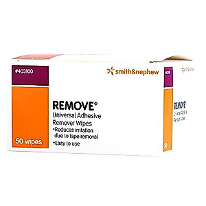 Smith and Nephew Remove Adhesive Remover Wipes 403100, 50-count