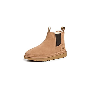 UGG Unisex-Child Neumel Chelsea Boot, Chestnut, 6 Big Kid