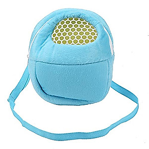 Hamster Carrier Bag, Guinea Pig Carrier Portable Breathable Outgoing Bag Small Animal Carrier Bag Guinea Pig Carrier Pet Carrier Bag Hamster Rat Cat Rabbit Pet Sling Carrier Backpack