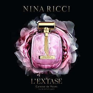 Nina Ricci L'Extase Caresse De Roses Perfume For Women - Floral Fragrance Mist - Opens With Notes Of Bulgarian And Turkish Roses - Blended With Violet And Peony - Eau De Parfume Legere Spray - 1.7 Oz