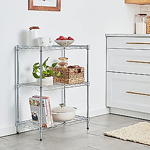 IRIS USA, Inc. USA WSU-3T-LD Wire Storage Unit 3-Shelves Silver