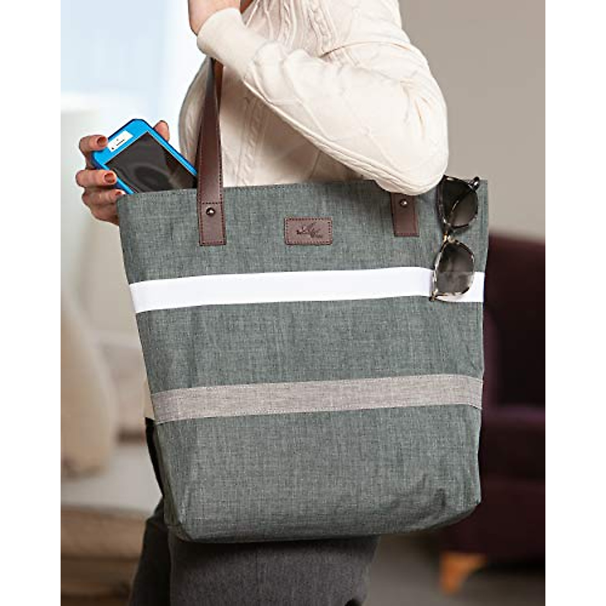 Aleah Wear Shoulder Tote Bag Purse Top Handle Satchel Handbag For Women Work College Travel Business Shopping Casual Upgraded