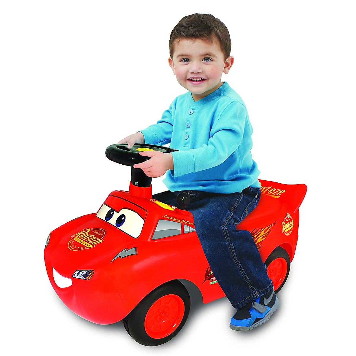 Kiddieland Toys Limited My Lightning McQueen Racer Ride On,Multi, Large