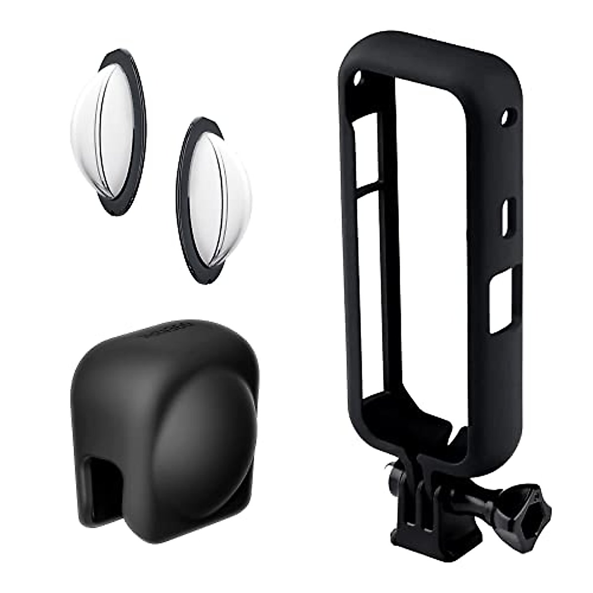 Lens Guard for Insta360 X3, Insta 360 X3 Accessories Kit Included Insta 360 X3 Lens Cap, Mounting Bracket and Lens Guard for Insta360 X3 Action Camera