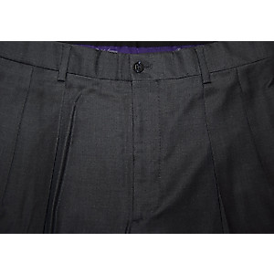 Ralph Lauren Polo Purple Label Mens Gray Pleated Dress Pants Wool Italy 32 $595