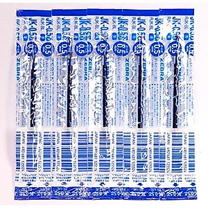 Zebra JK-0.5 Blue Ink Refill (RJK-BL), 0.5mm, for Sarasa Multicolor gel ballpoint pen, × 5 Pack/total 5 pcs (Japan Import) [Komainu-Dou Original Package]