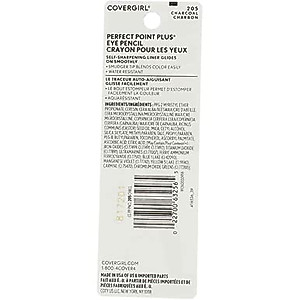 COVERGIRL Eyeliner Charcoal Self Sharpening Pencil (Pack of 3)