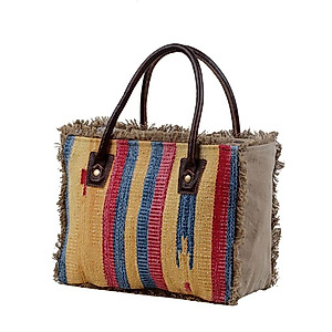 Myra Bag Nature'S Delight Small Bag Upcycled Cotton & Leather S-3075