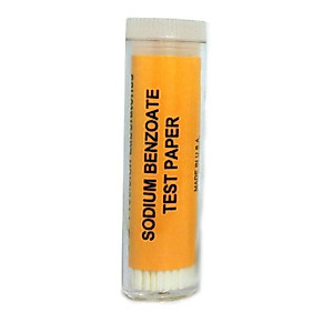 Eisco Labs Sodium Benzoate Paper Strips - Genetic Taste Testing (Vial of 100)