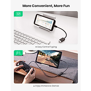 UGREEN Micro USB to USB Micro USB 2.0 OTG Cable 2 Pack On The Go Adapter Micro USB Male to USB Female for Samsung Phone S7 S6 Edge S4 S3 LG G4 DJI Spark Mavic Remote Controller Android Tablets Black