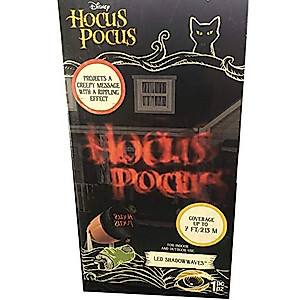 Gemmy Halloween from The Movie Hocus Pocus Indoor/Outdoor Hoilday Projection Spotlight Lightshow Holiday Decoration