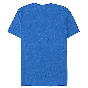 Disney Men's Toy Story Buzz Lightyear Space Ranger Graphic T-Shirt, Royal Heather, Medium