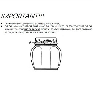 U-Pack 2oz Glass Jar With Gold Lid For Honey Jam Spice pack of 24 sets