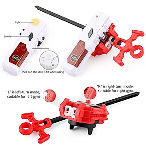 Ruolan Battling Top Metal Fusion Evolution Master Burst Gyro Toys Spinning Tops Set, Combat High Performance Game with 2 Launchers Gift for Children Boys Kids (12PCS)