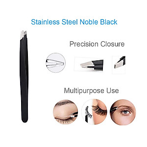 Eyebrow Razor, 5 in 1 Eyebrow Kit, Professional Eyebrow Grooming Set, Eyebrow Trimmers Set for Women and Men, Including Brow Razors Trimmer, Brush, Eyebrow Scissors, Slant Tweezers