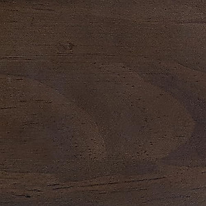 SIMPLIHOME Aleck SOLID WOOD 36 inch Wide Home Office Desk, Writing Table, Workstation, Study Table Furniture in Warm Walnut Brown with 2 Drawers