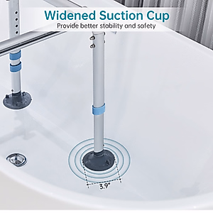 ELENKER Heavy Duty Sliding Shower Chair, Bathtub Transfer Benches