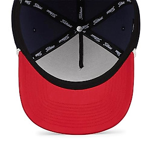 Titleist Men's Standard Tour Rope Golf Hat, Navy/Red/White, One Size